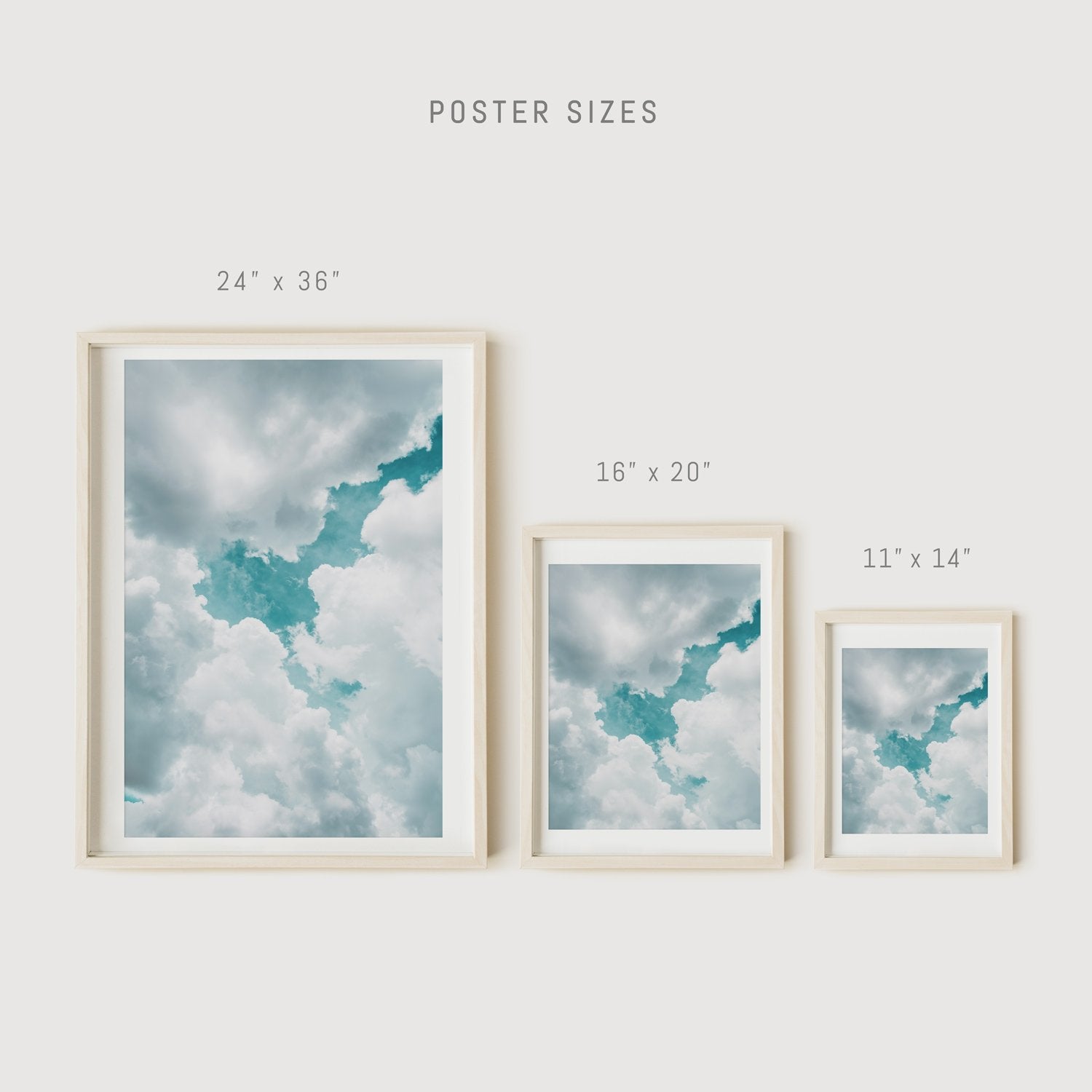 Blue Sky Poster | Livettes Wallpaper
