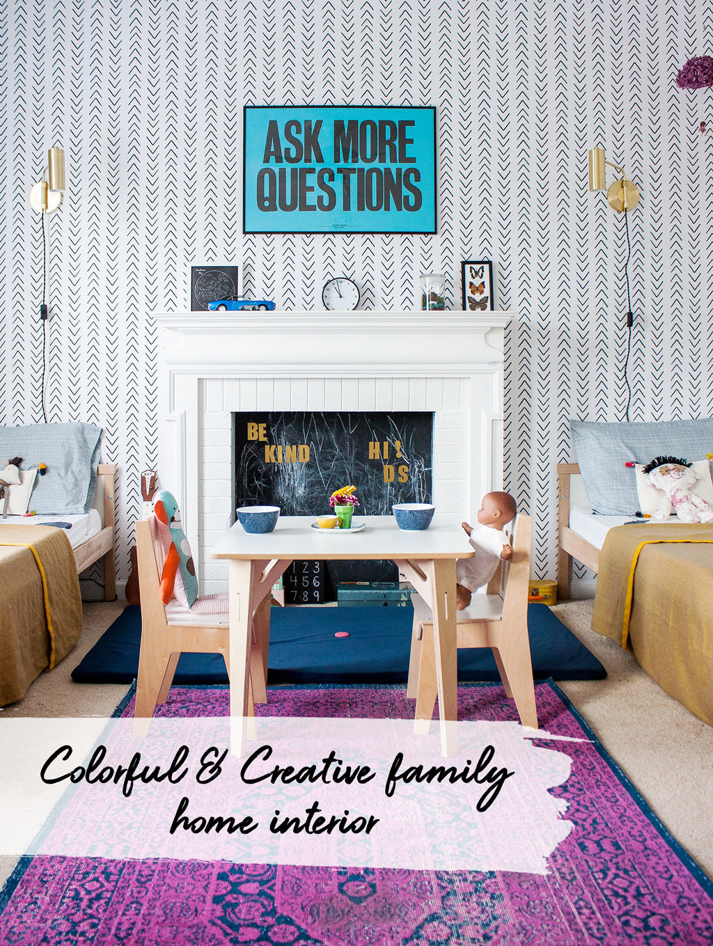 Colorful & creative family home in Raleigh, NC - Interior Inspiration ...