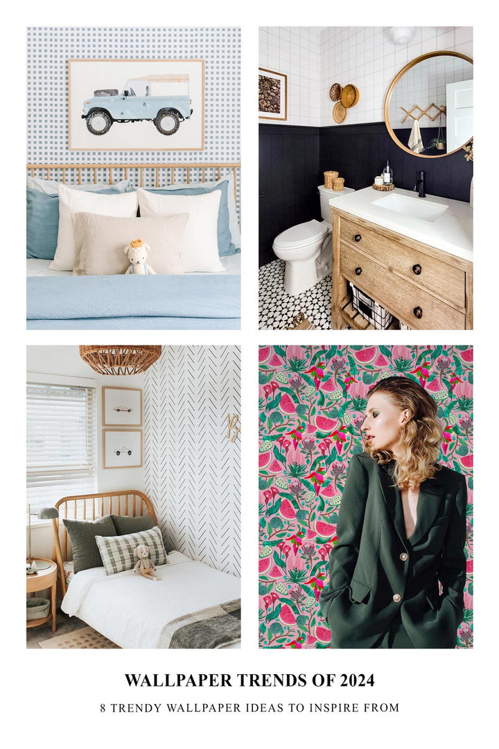 Striped Wallpaper For A Modern Interior Design | Livettes Wallpaper