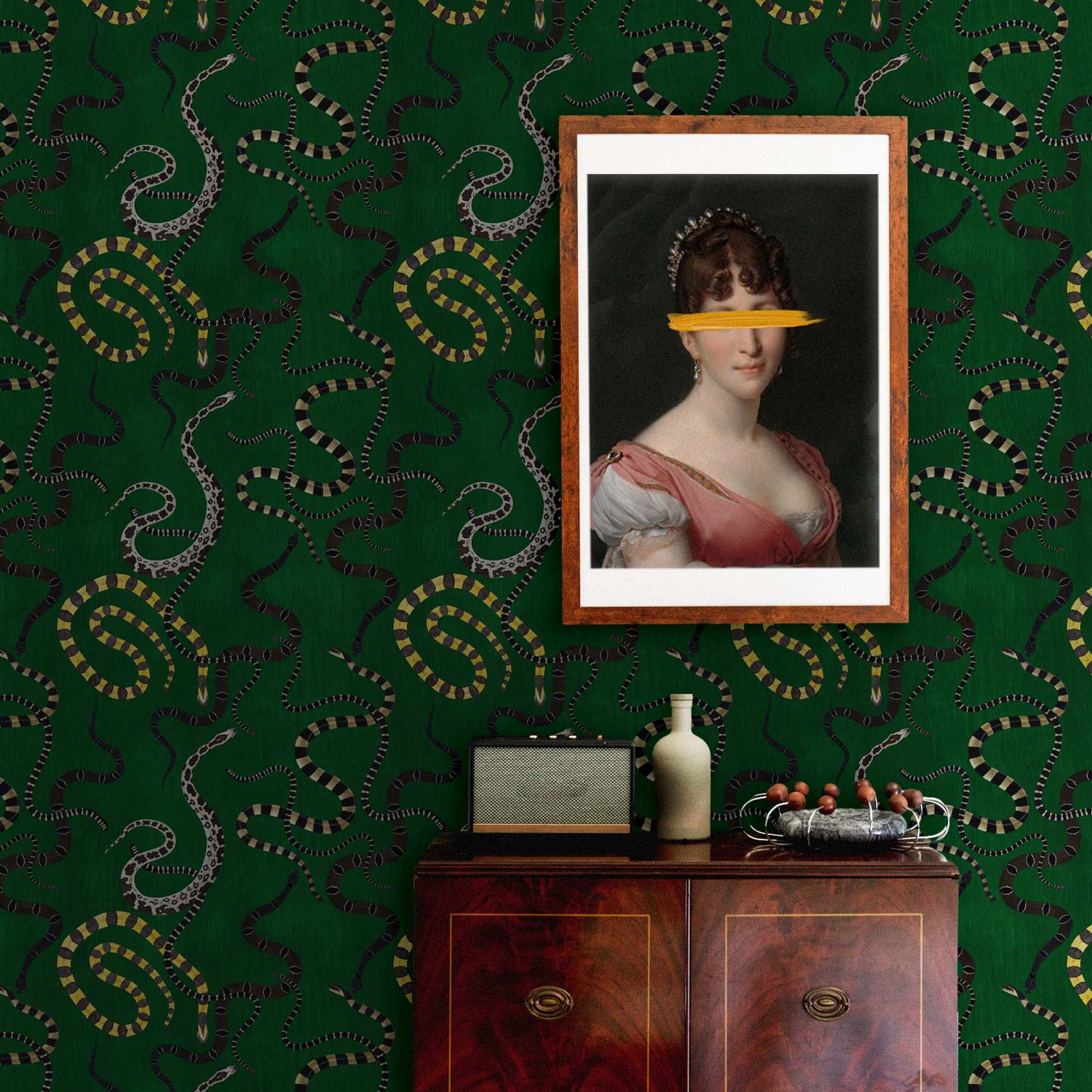 Snake In The Grass Removable Wallpaper | Livettes | Livettes Wallpaper