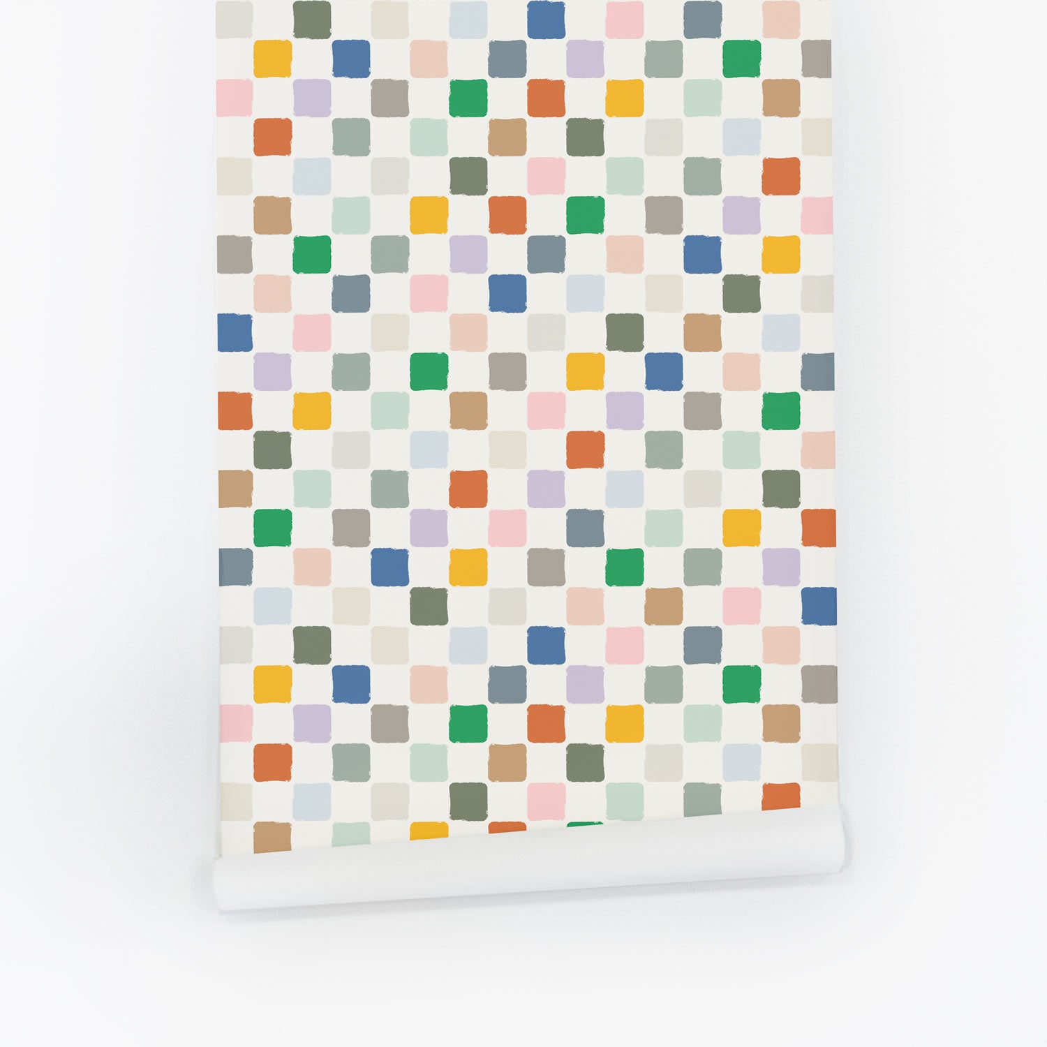 Colorful Checkers Removable Wallpaper | Livettes | Livettes Wallpaper