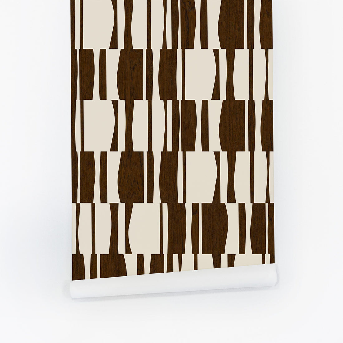 Abstract Geometric Wooden Tiles Print Wallpaper | Livette's Wallpaper ...