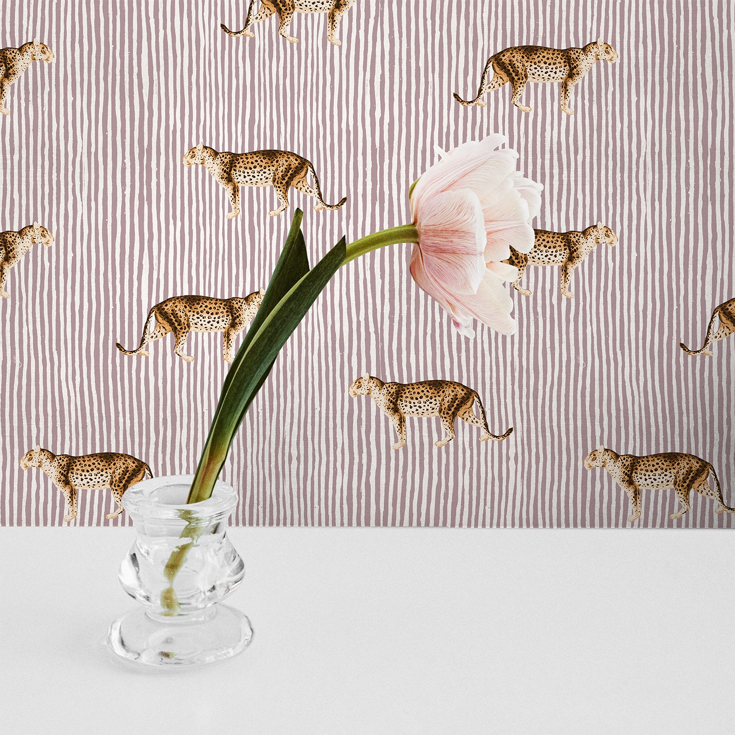 Bold Leopard Design Silk Wallpaper | By Livette's | Livettes Wallpaper