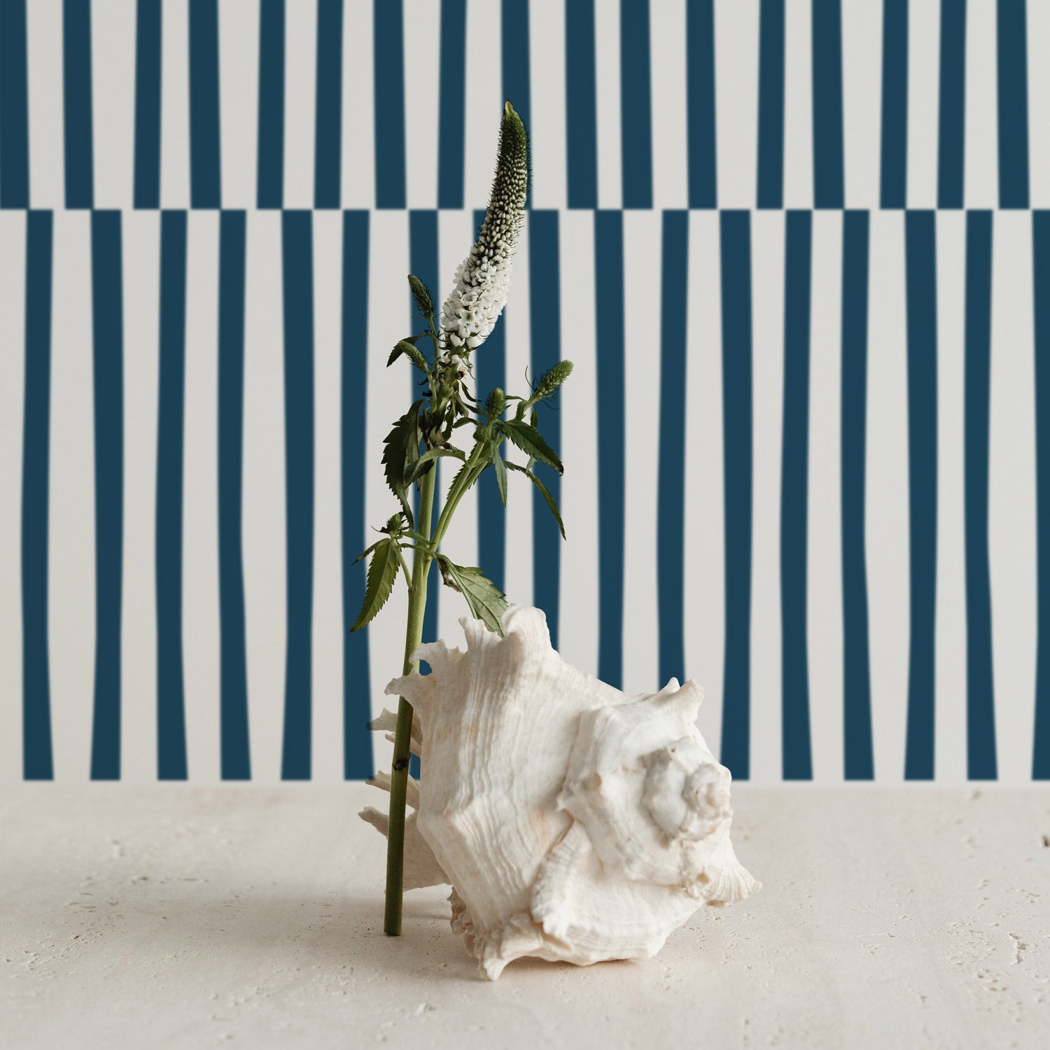 Minimal Navy Lines wallpaper by Livettes | Livettes Wallpaper
