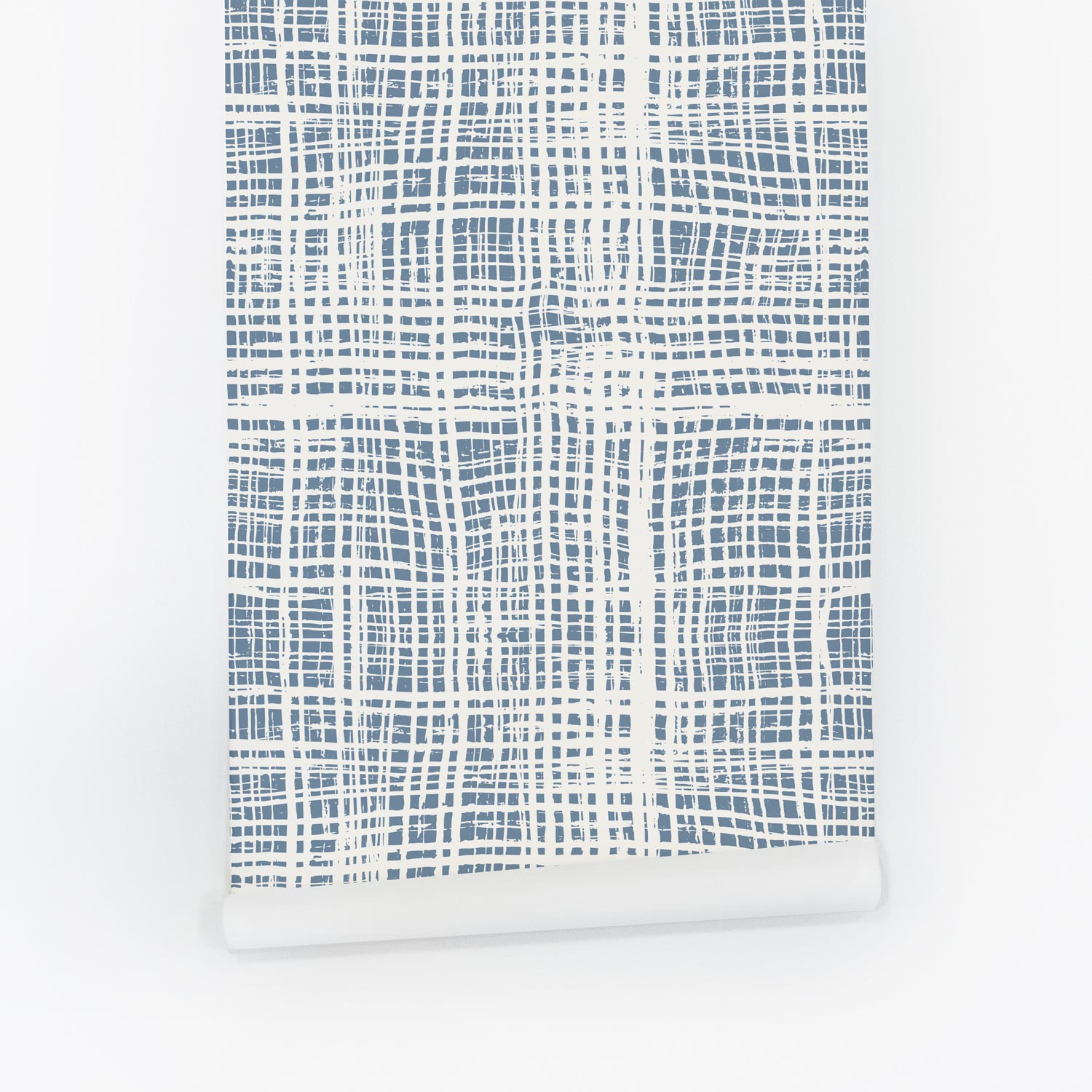 Blue Plaid Pattern Wallpaper by Livettes | Livettes Wallpaper