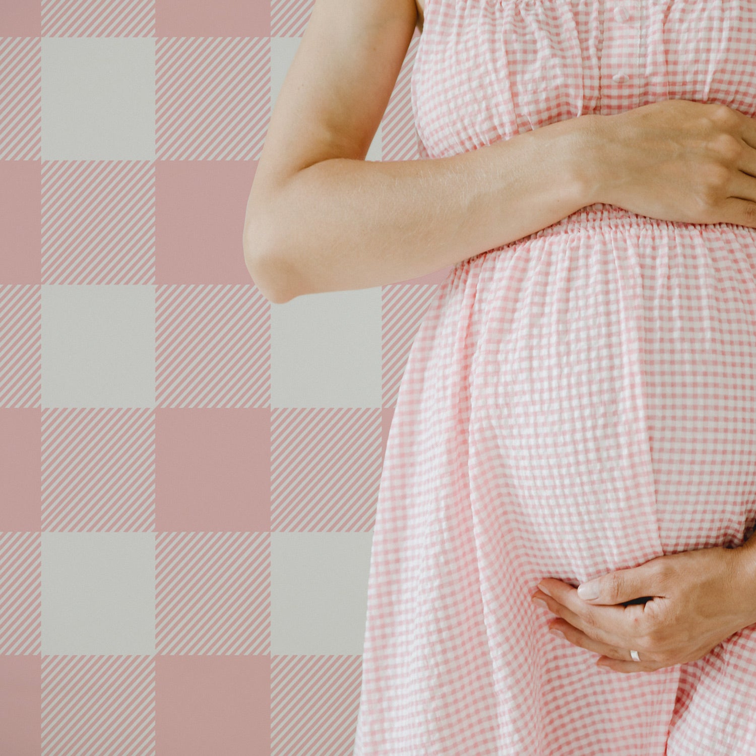 Pink Buffalo Check Wallpaper | Livettes | Livettes Wallpaper