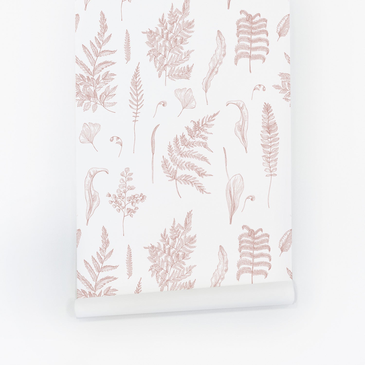 Clay Fern Design Wallpaper | Also Peel & Stick | Livette's | Livettes ...