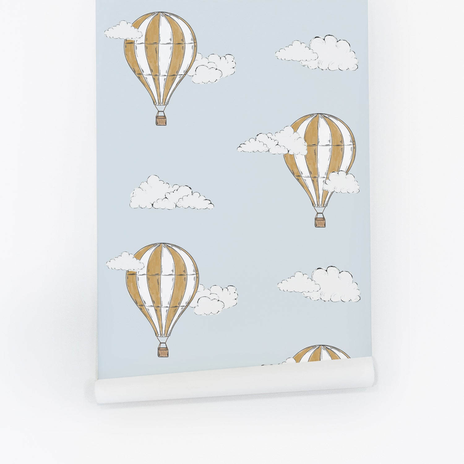 Blue Sky Air Balloon Wallpaper | Livettes | Livettes Wallpaper