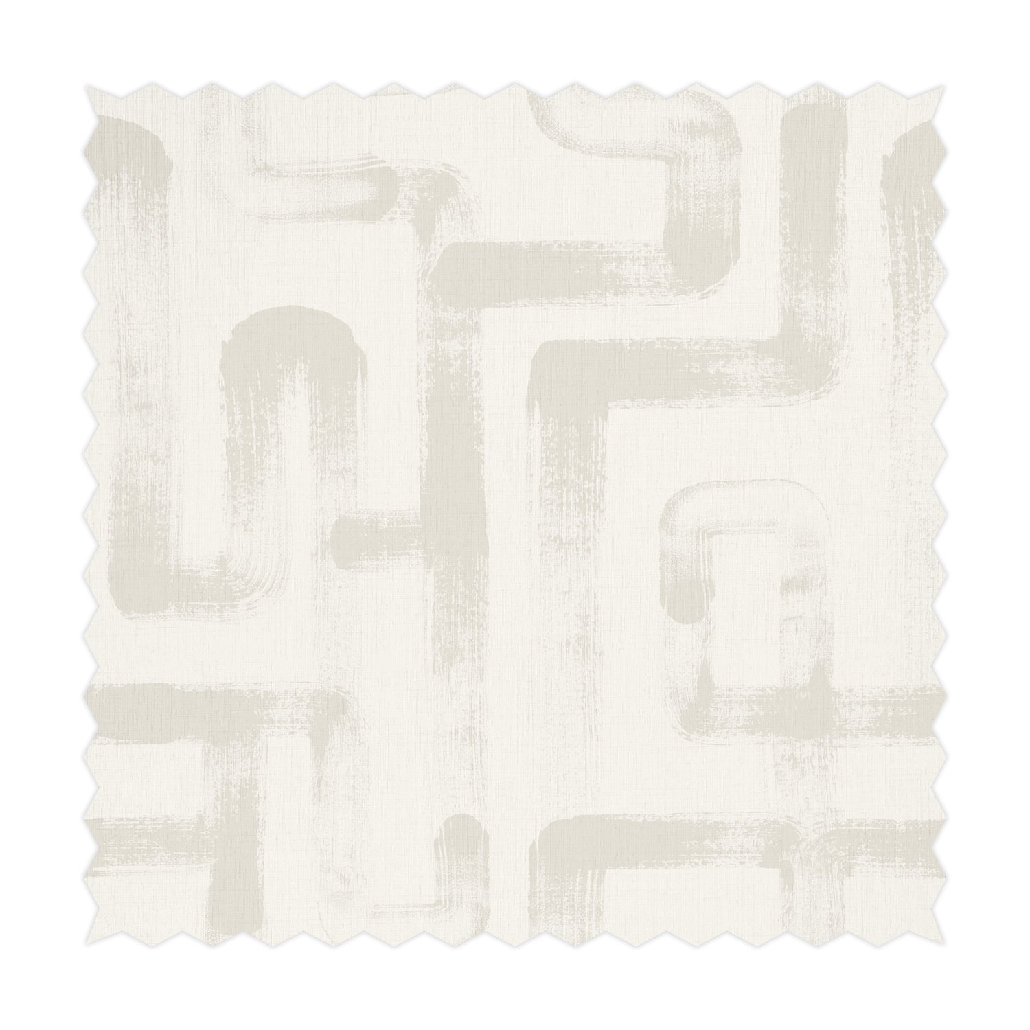 Neutral Color London Metro Lines Design Printed Fabric | Livettes Wallpaper