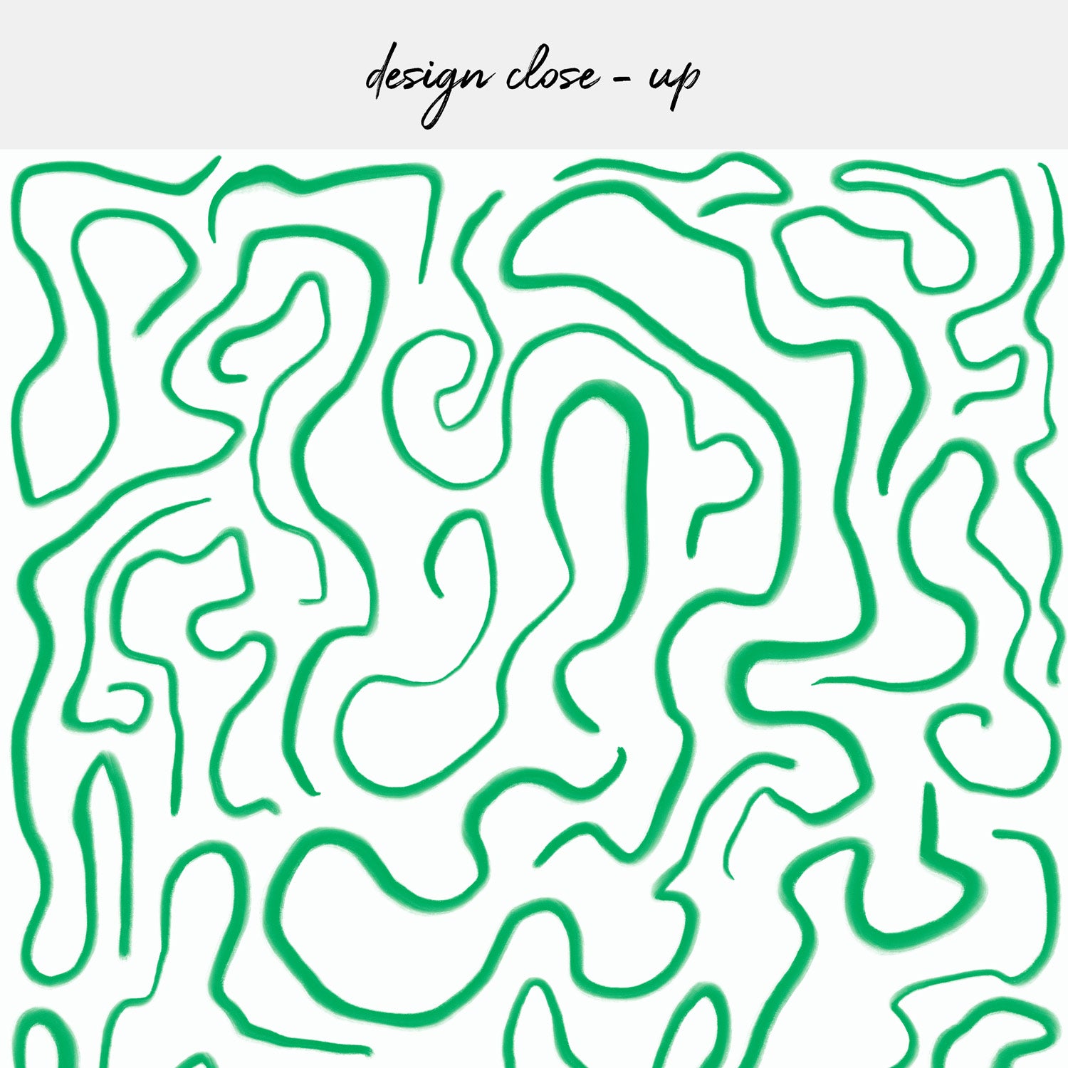 Green Abstract Funky Lines Backsplash Design | Livettes Wallpaper
