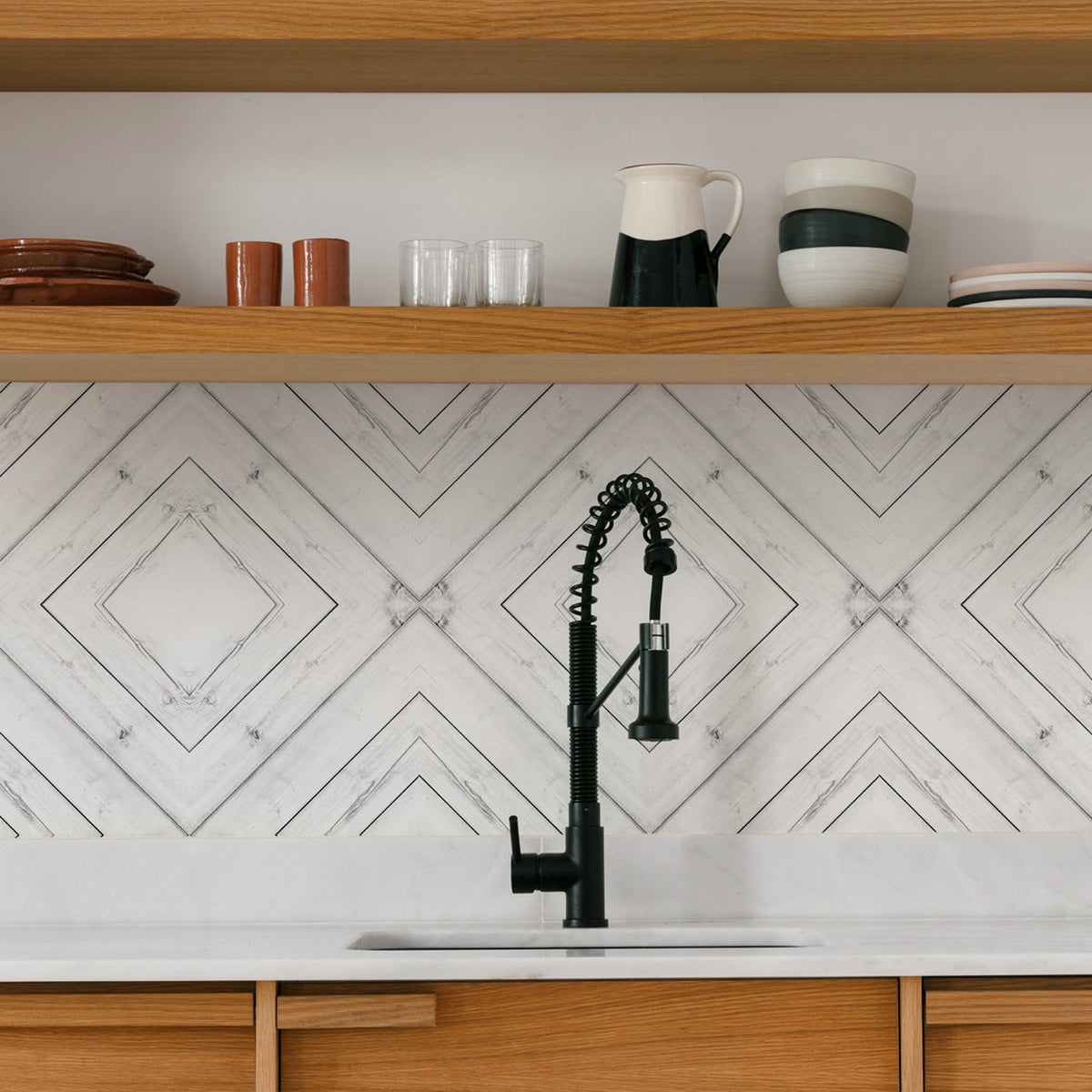 Wood Plank Countertop Backsplash How To Finish Butcher Block