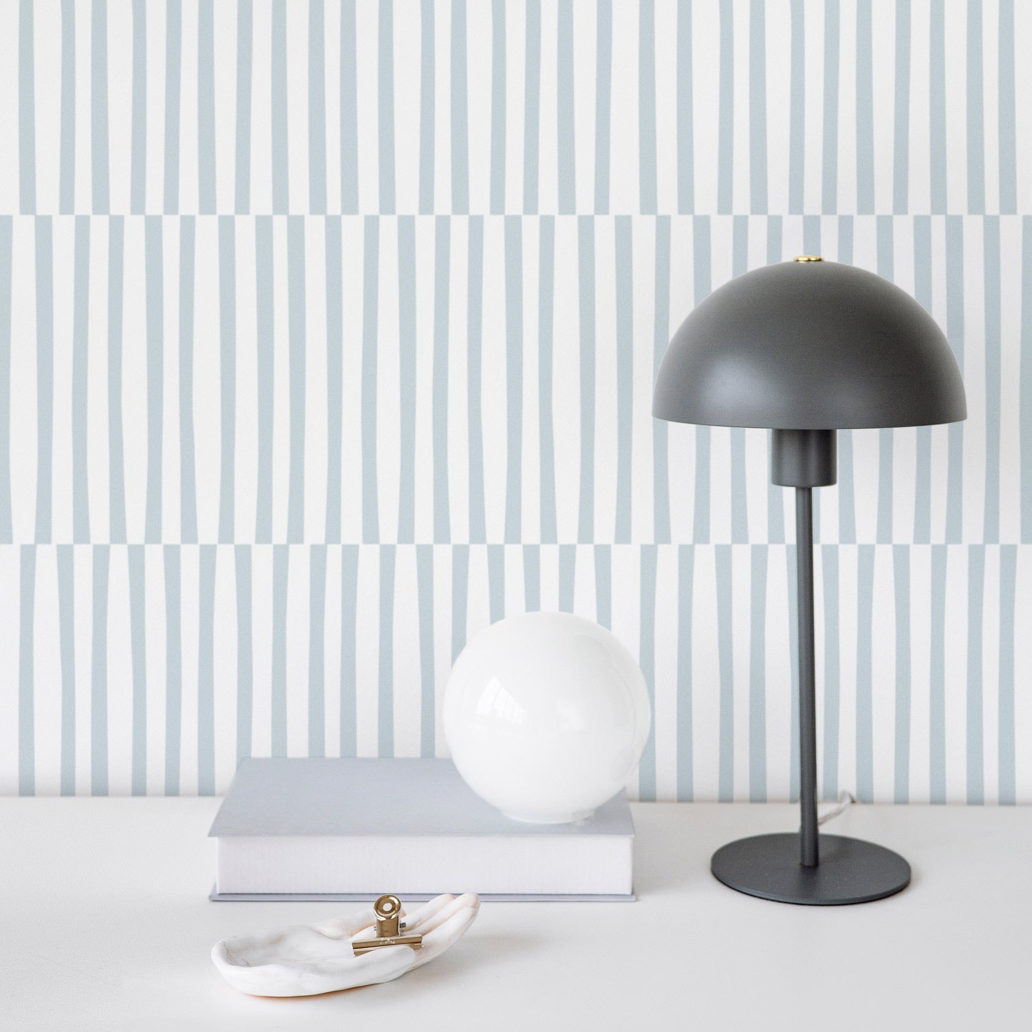 Minimal Rain Lines removable wallpaper by Livettes | Livettes Wallpaper