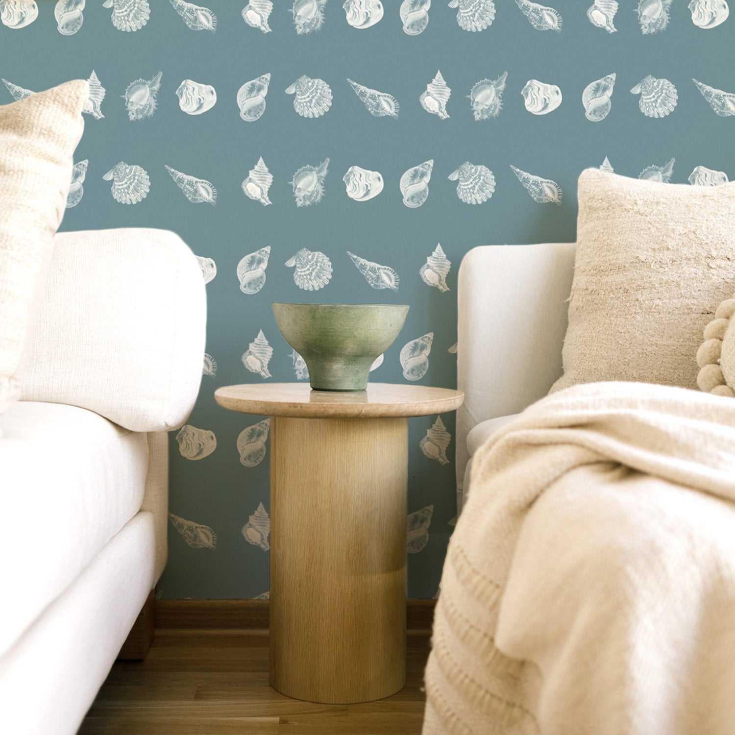 Windy Shells Removable Wallpaper by Livettes | Livettes Wallpaper