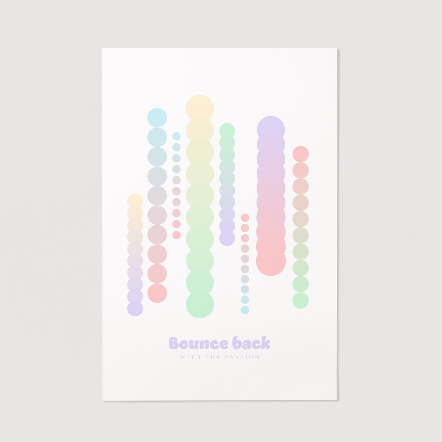Bounce Art Print Poster | Livettes Wallpaper EU