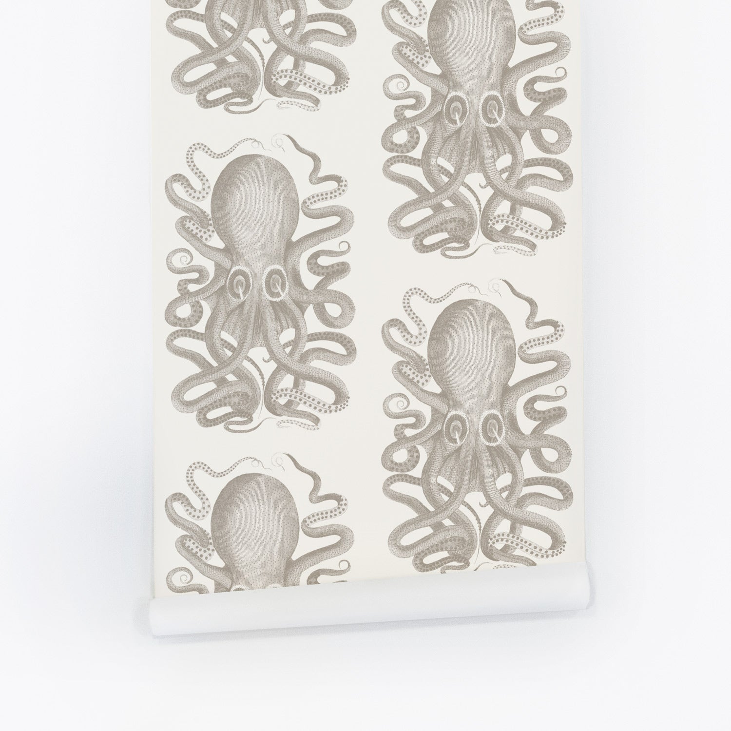 Vintage Octopus Removable Wallpaper | Livettes Wallpaper