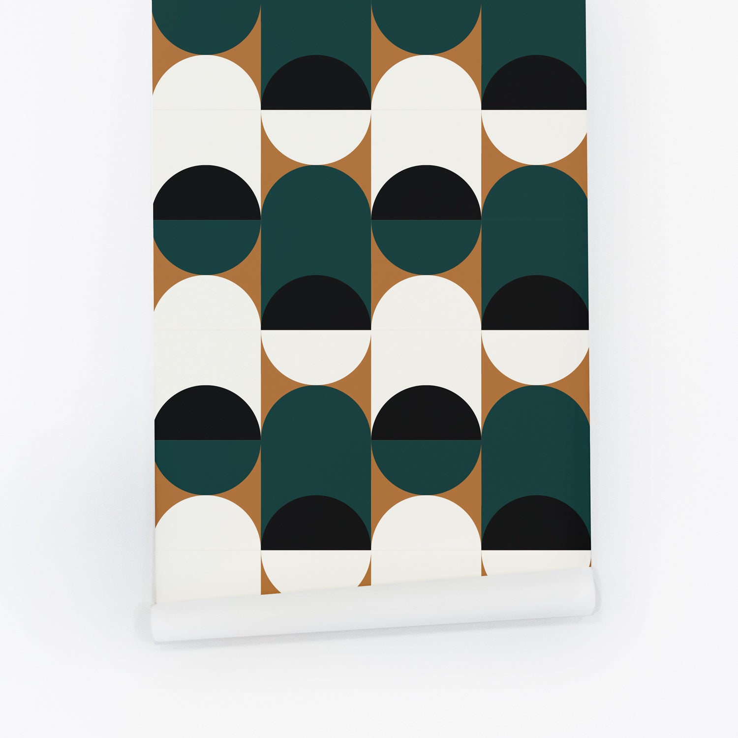 Pine Retro Design removable wallpaper by Livettes | Livettes Wallpaper