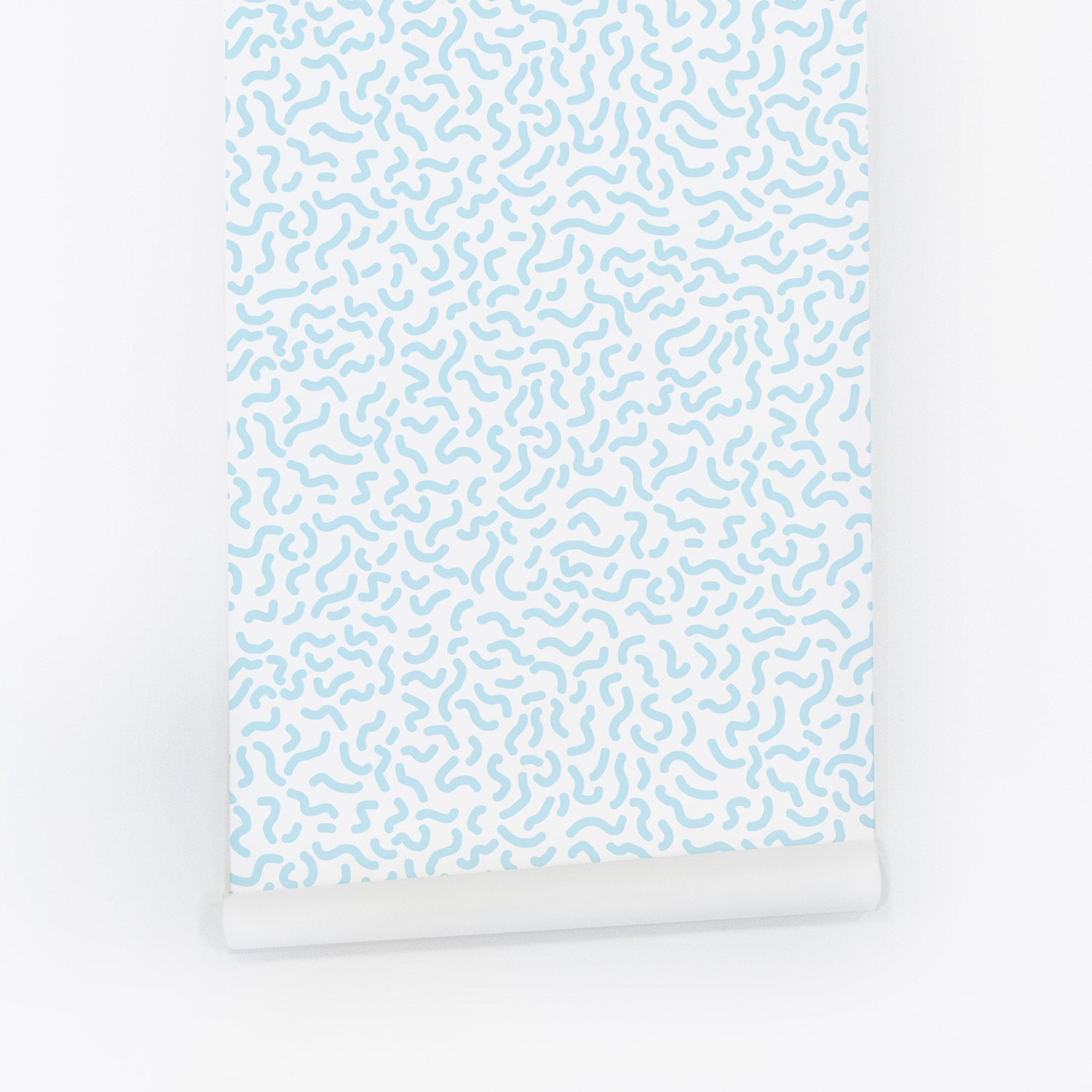 Blue Memphis design wallpaper | Livettes | Livettes Wallpaper